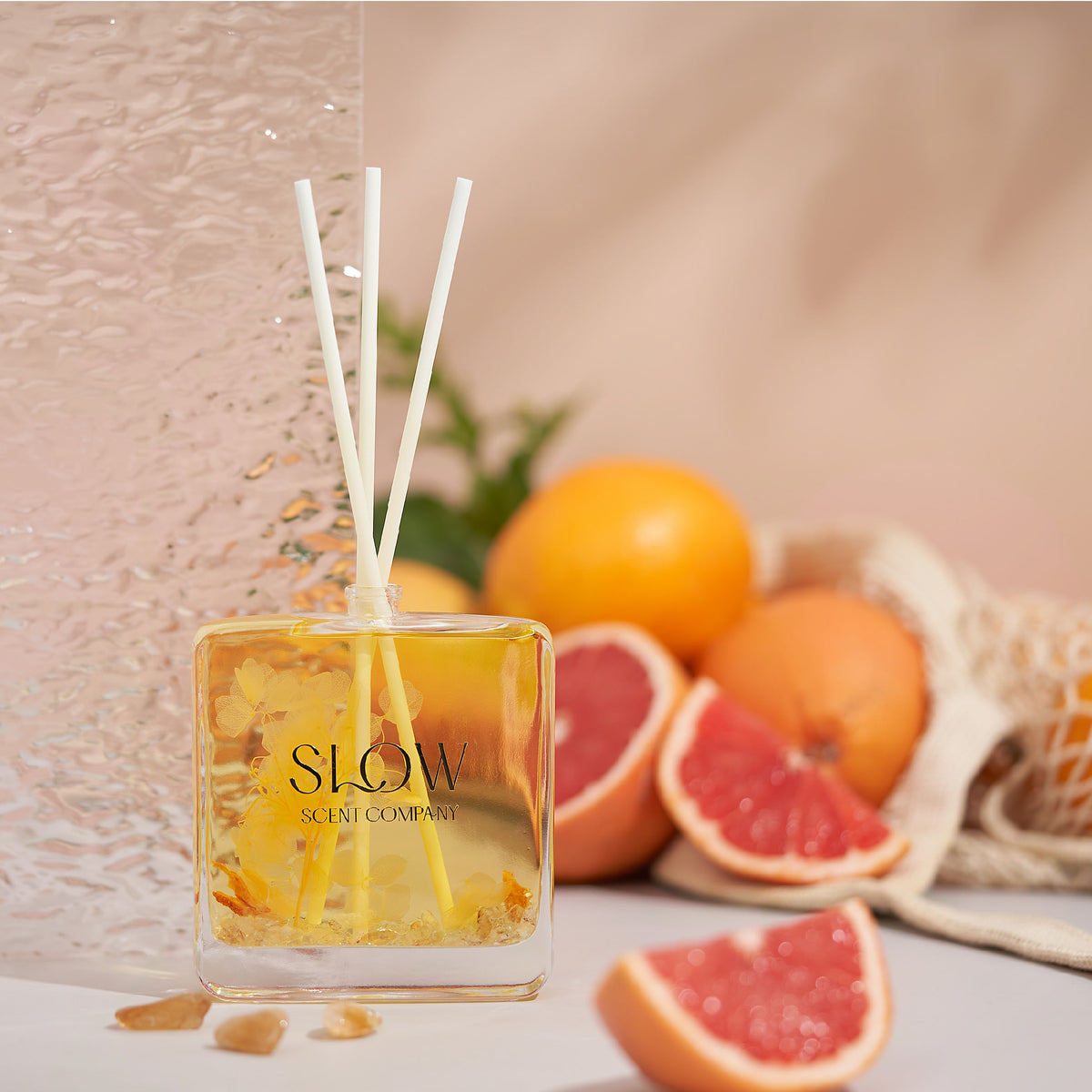 Grapefruit Garden Crystal Reed Diffuser – Slow Scent Company