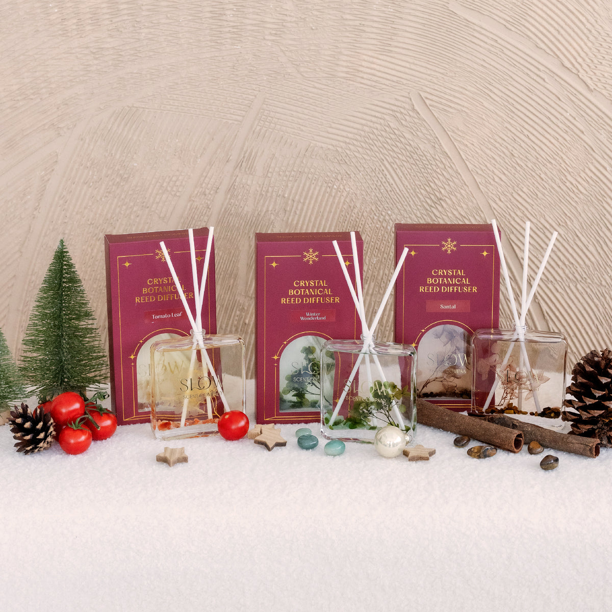 Christmas Santal Crystal Reed Diffuser – Slow Scent Company