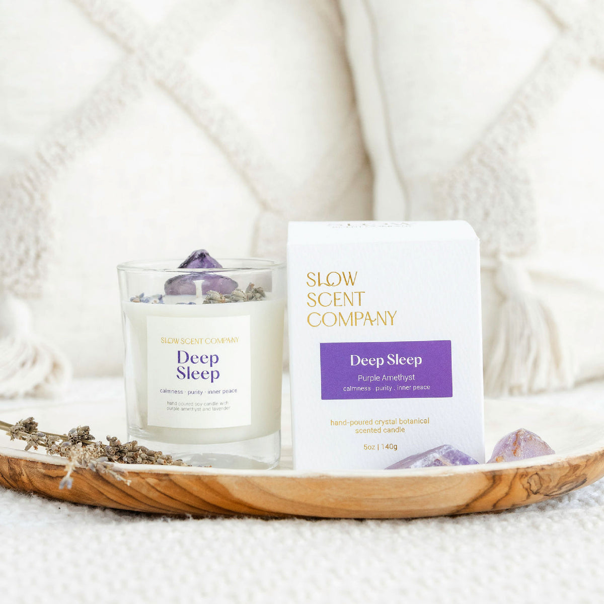 Deep Sleep Crystal Candle – Slow Scent Company
