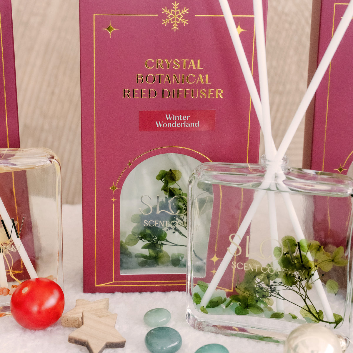 Christmas Winter Wonderland Crystal Reed Diffuser – Slow Scent Company